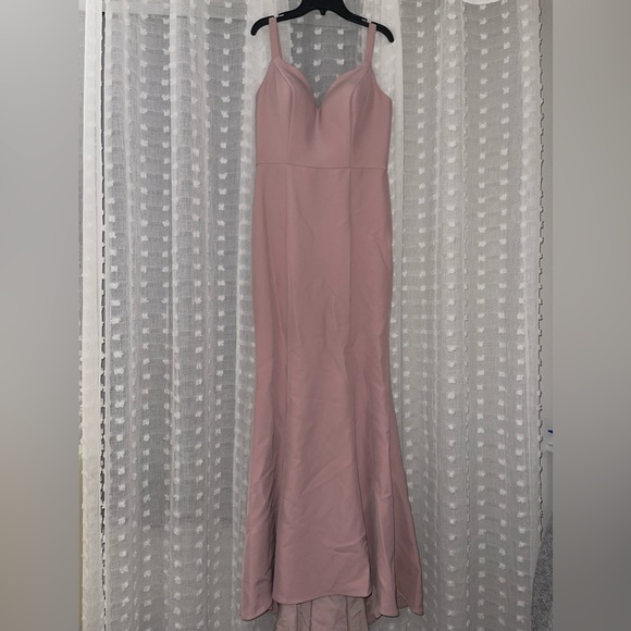 Jarlo London | Dresses | Jarlo London Long Pink Gown | Poshmark